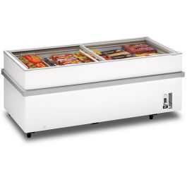 Lada frigorifica supermarket, usi sticla vitrare glisante, 839 litri